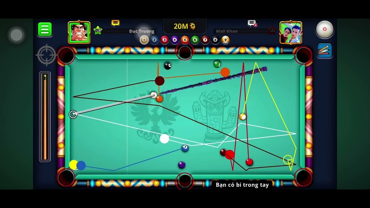 Hack 8 Ball Pool Ios —Đường Kẻ Siêu Dài ---- menu vip antiband - YouTube