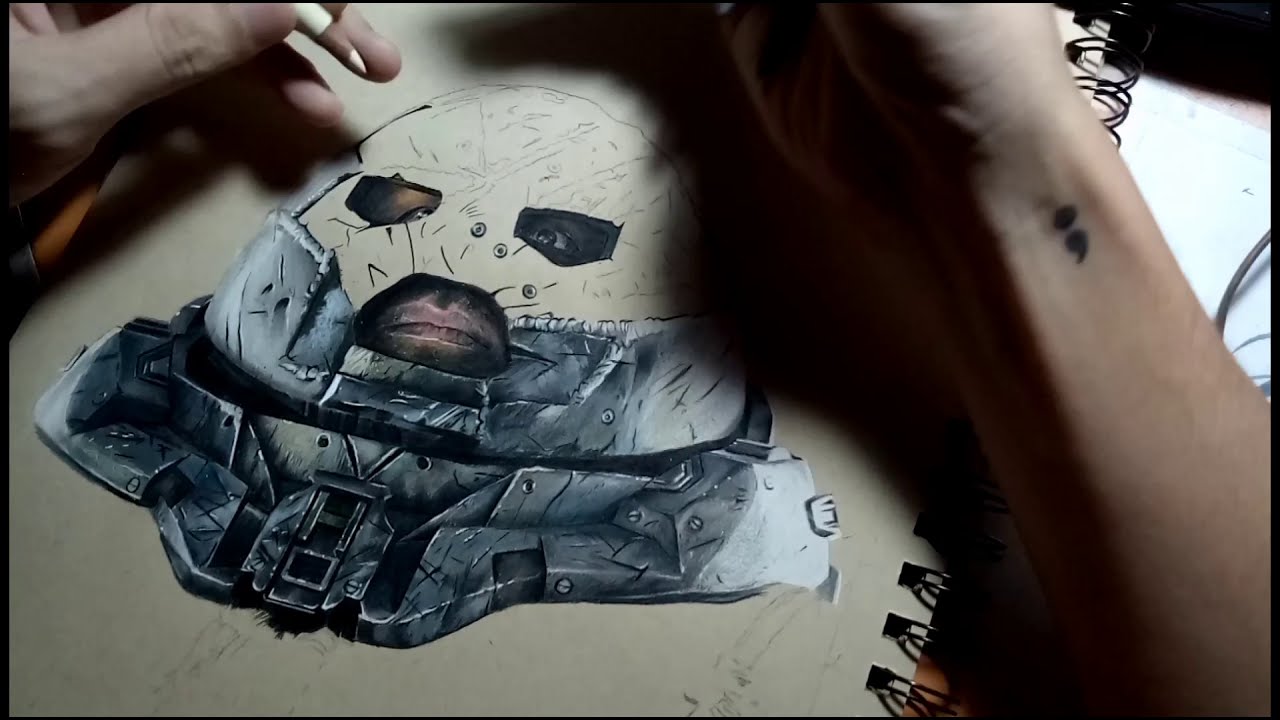 Juggernaut of Deadpool 2 3D Drawing - YouTube