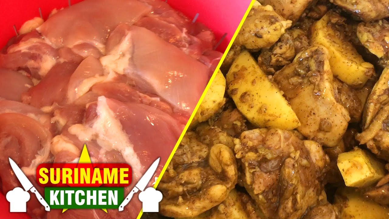 Kipdijfilet In Aardappel Masala | Chicken Thighs In Potato Masala ...