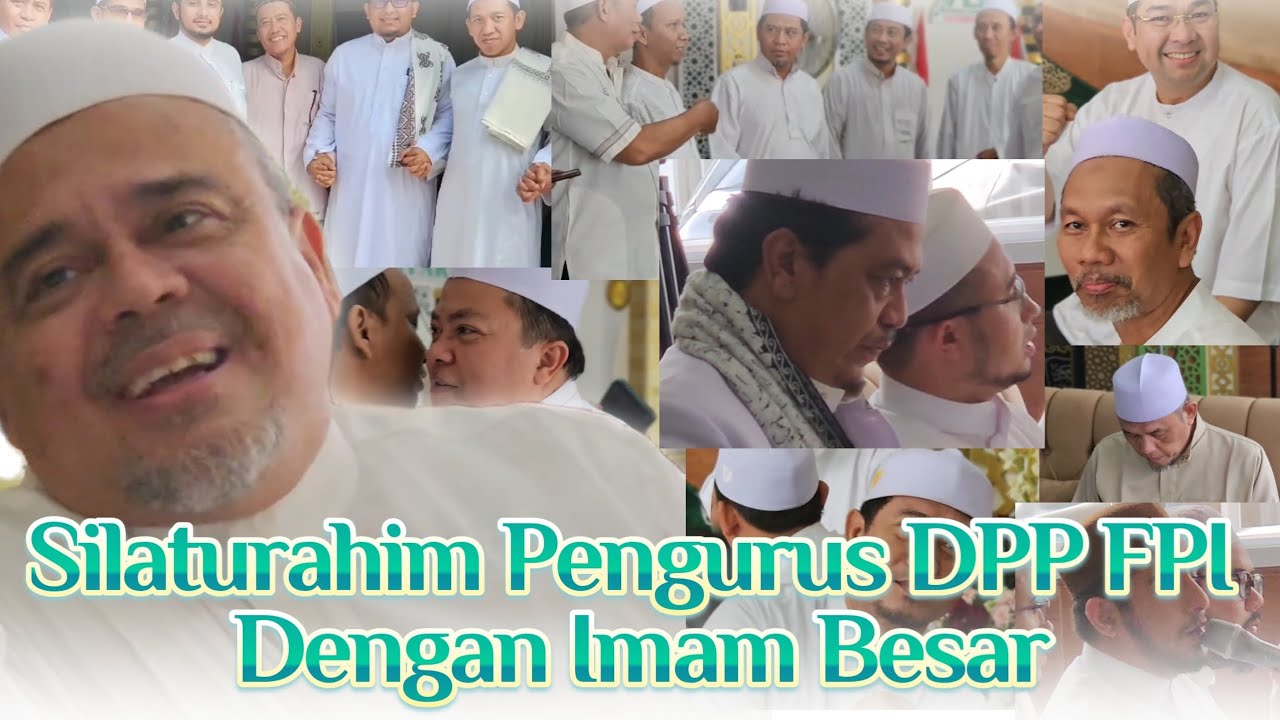 PENUH KEKELUARGAAN, PENGURUS DPP FPI SILATURAHIM DENGAN IMAM BESAR ...