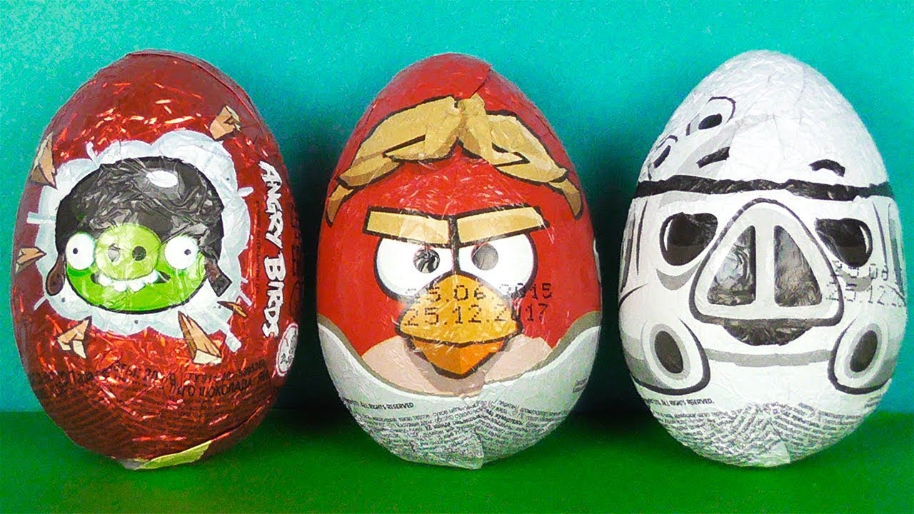 Surprise Eggs Angry Birds Game fun Challenge - YouTube