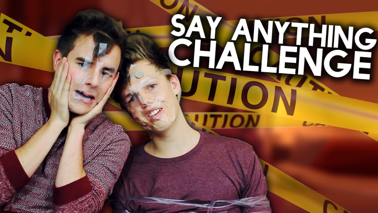 Say Anything Challenge - YouTube