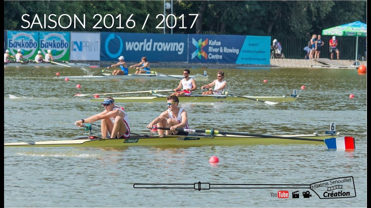World rowing 2017 (LM2-), Championnats de France (4x) - YouTube