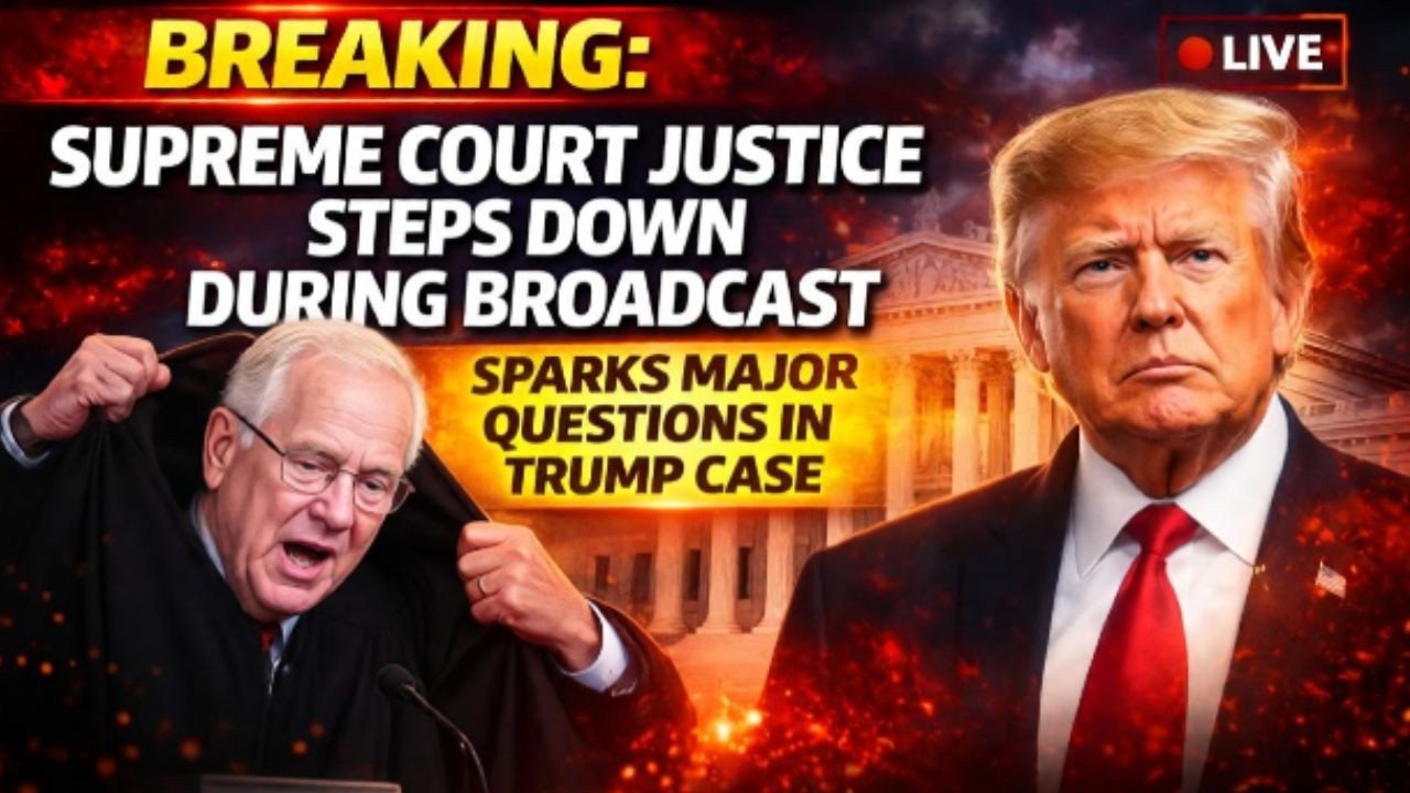 BREAKING: Supreme Court Justice Steps Down During Broadcast, Sparks ...