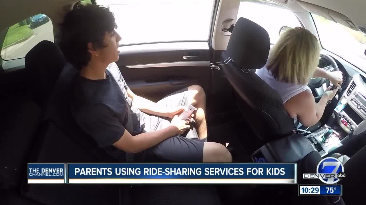 Parents using Uber, Lyft to drive unacompanied kids around town - YouTube