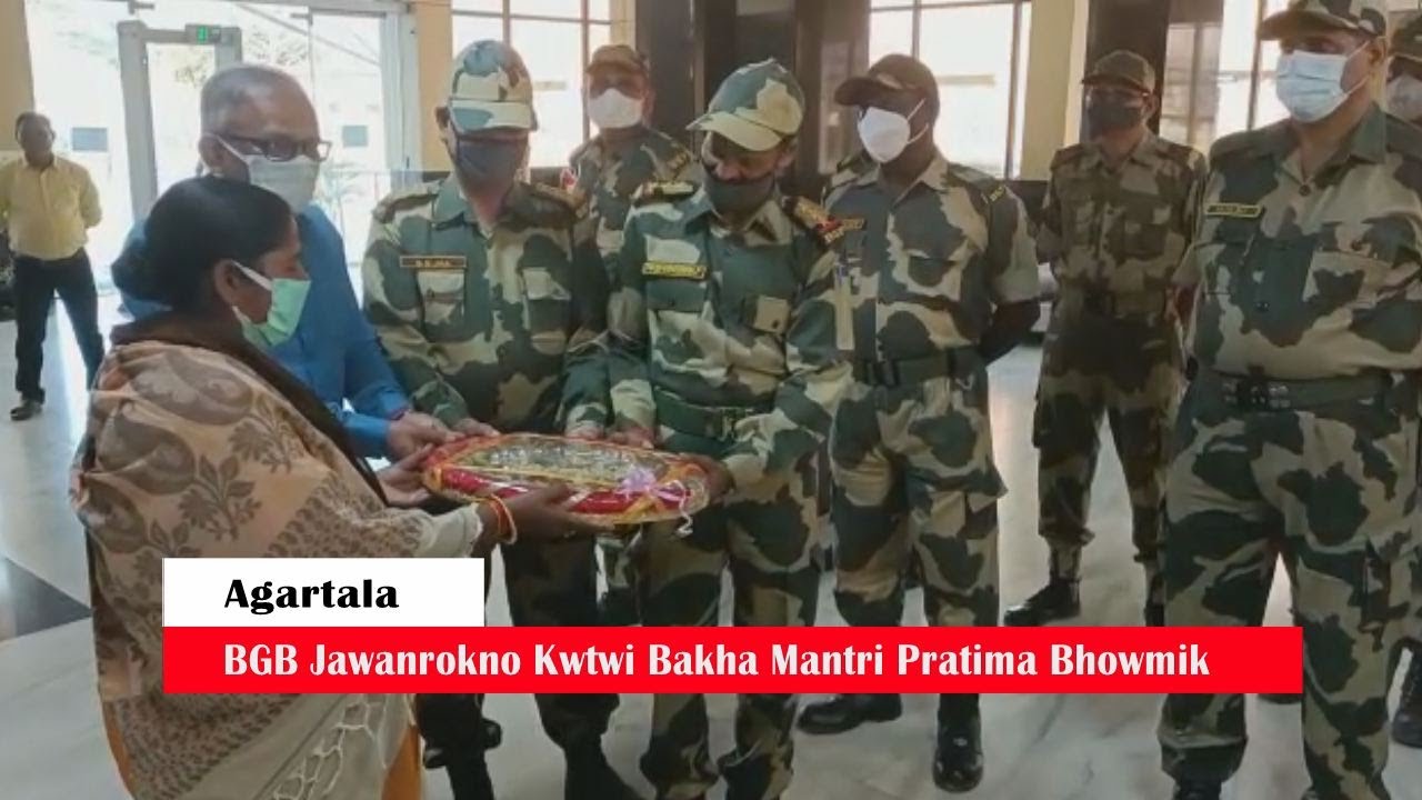 Diwali Salno Rugwi Akhaura Check Post ni BSF tei BGB Jawanrokno Kwtwi ...