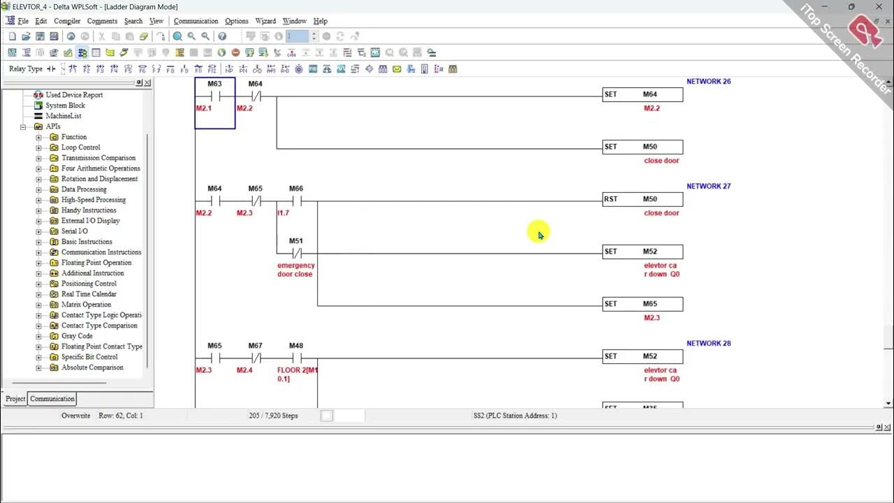 DELTA PLC [ ELEVATOR PART-6 ] PROGRAMMING - YouTube
