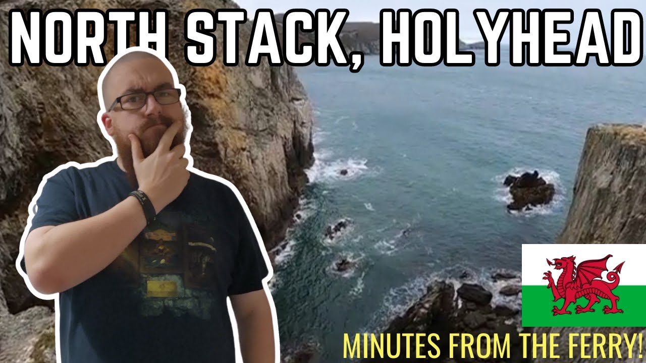 A HIDDEN CAVE NEXT TO A LIGHTHOUSE! | Walking to North Stack on Holy ...