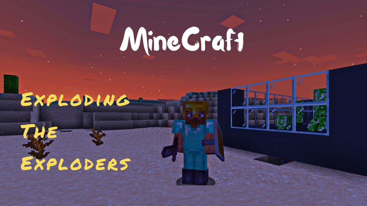 Minecraft: Creepers and TNT!!! - YouTube