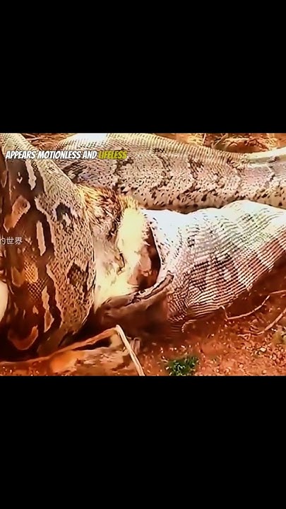 Giant python swallow a wolf. #wildanimals #shortsvideo #shortsfeed ...