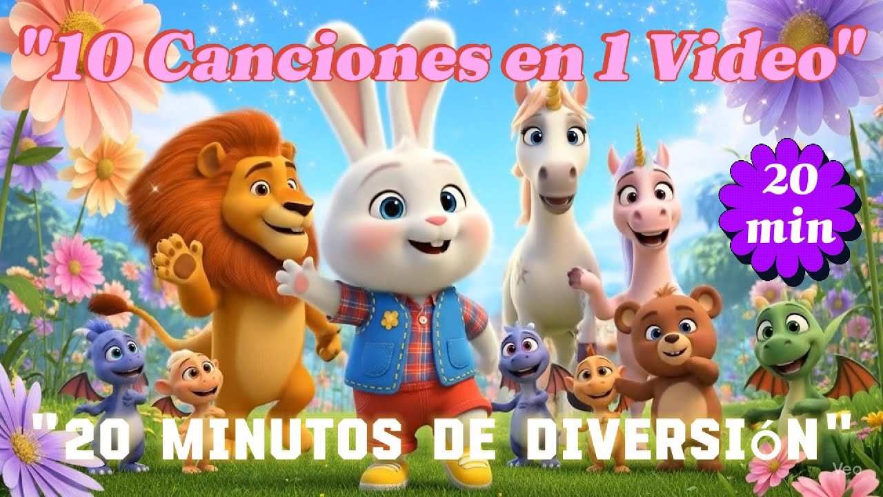Canciones infantiles en español | Colección completa de 10 canciones ...
