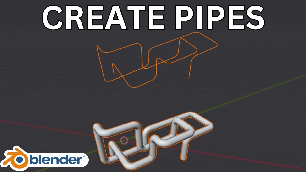 How To Create Pipes in Blender - YouTube