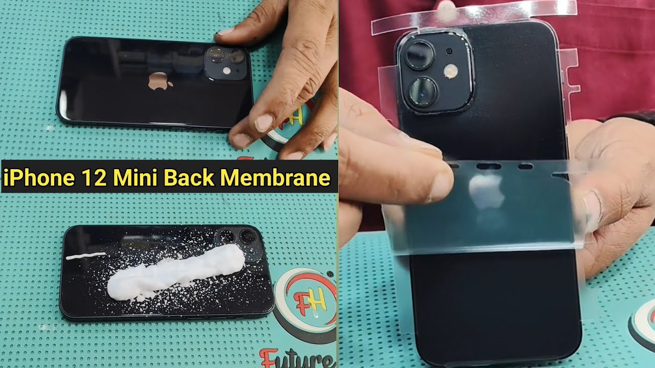 iPhone 12 Mini Back Membrane || iPhone 12 Mini Back Matt Guard ...