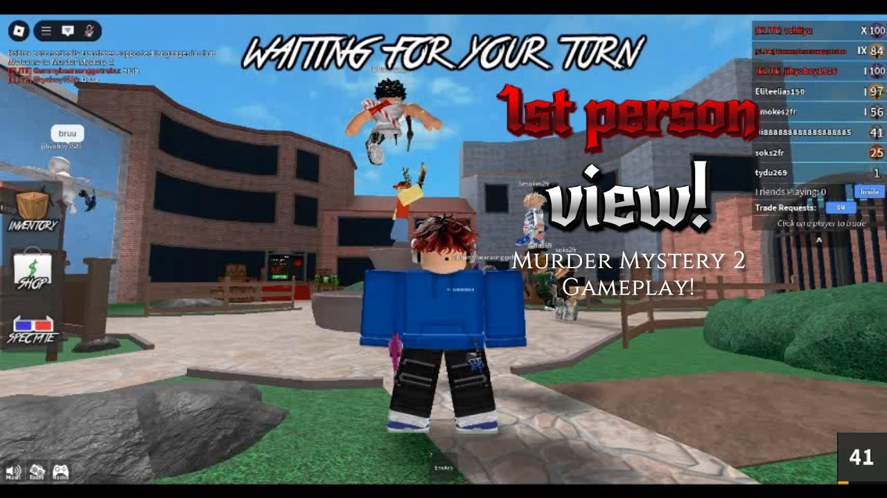 Murder mystery 2, 1st person view movie! #roblox - YouTube