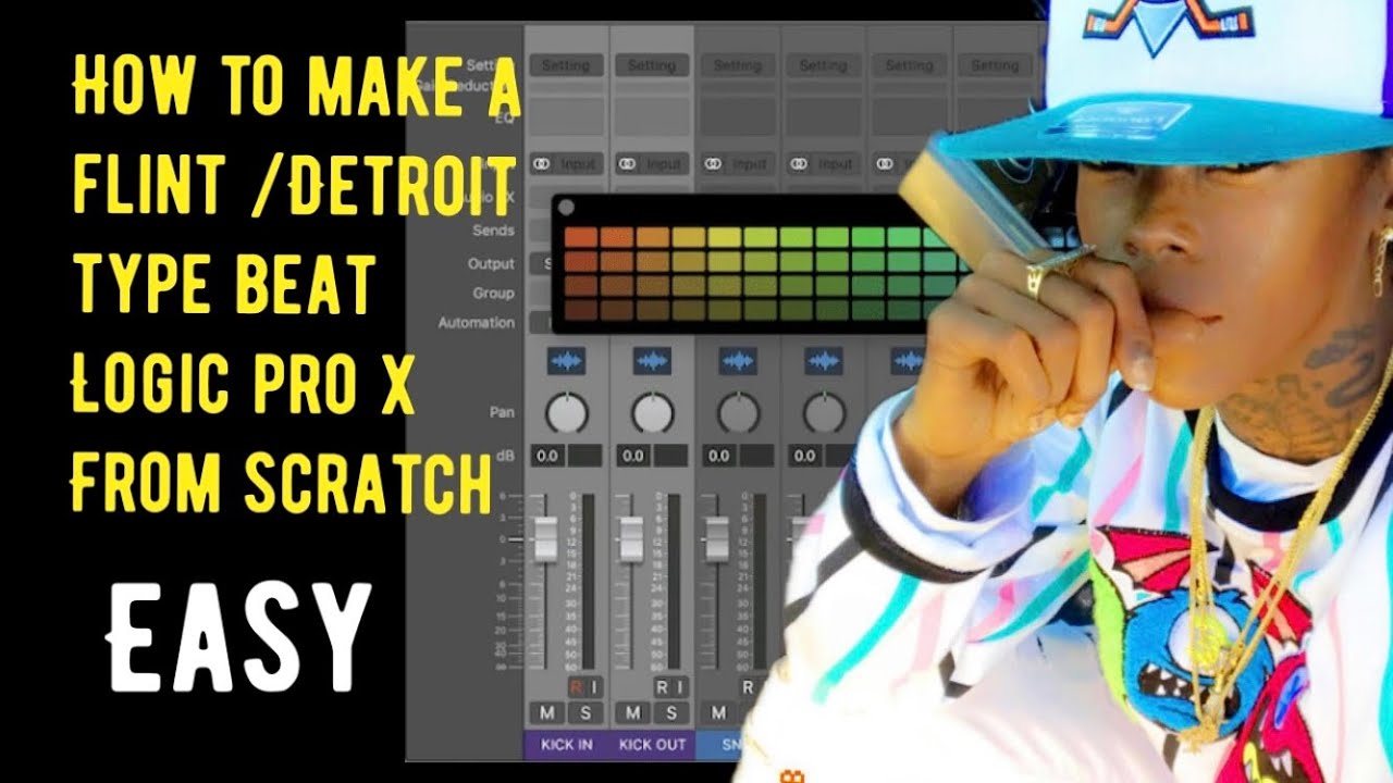 making a flint/Detroit type beat (stock instruments) - YouTube