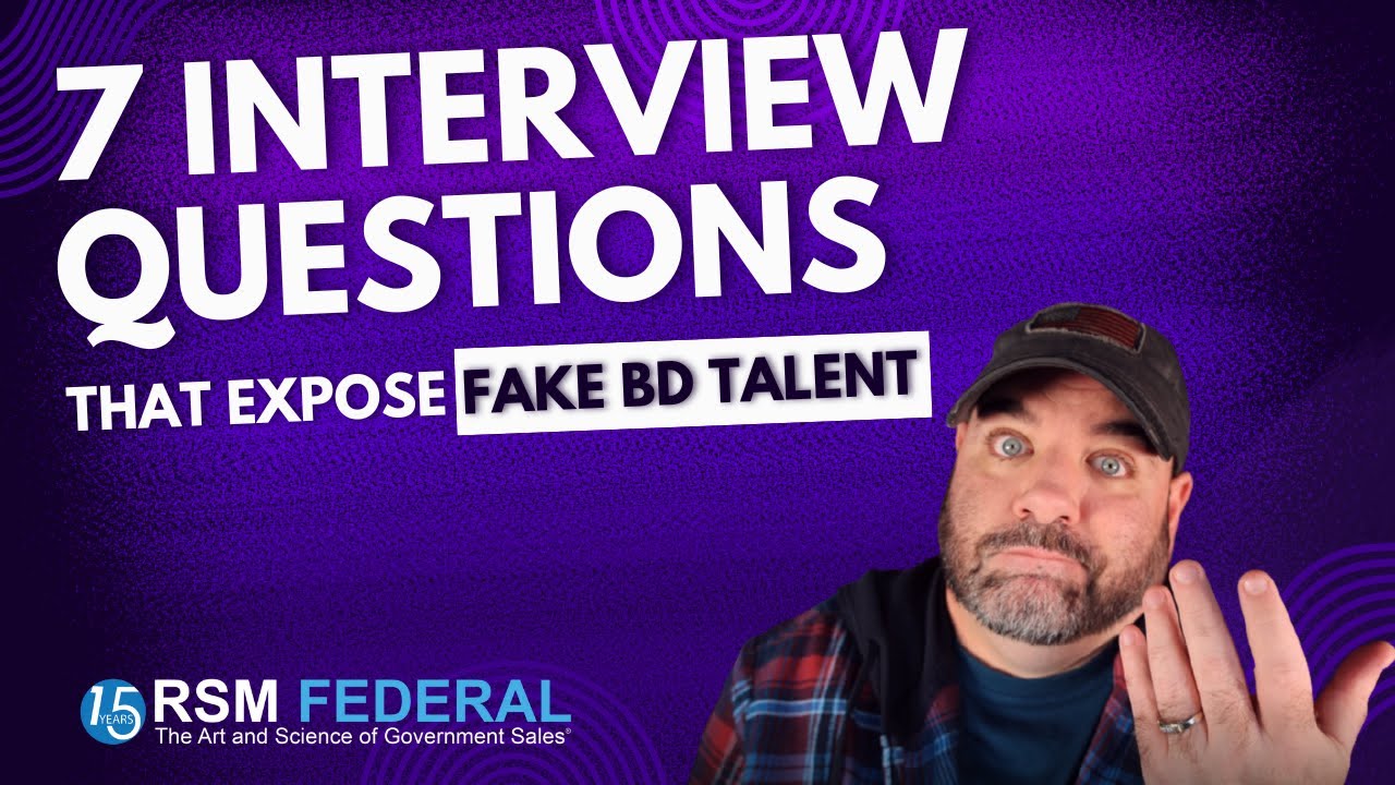 7 Interview Questions That Expose Fake BD Talent - YouTube