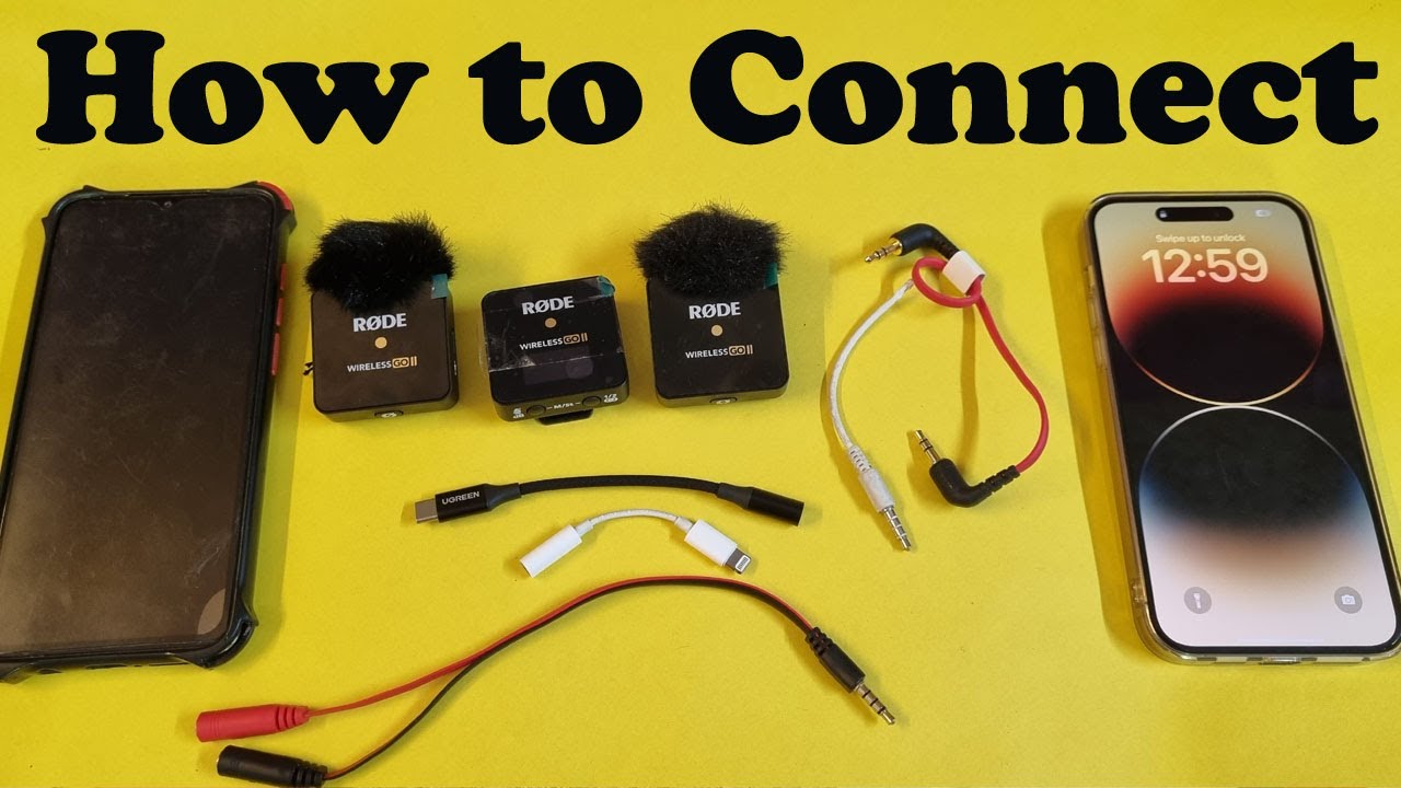 How To Connect Rode Go 2 Wireless Microphone Android & Iphone Mobile ...