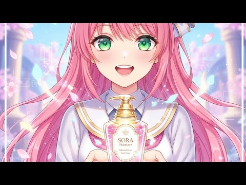 SORA 2 Magical School Girl Lotion #ai - YouTube