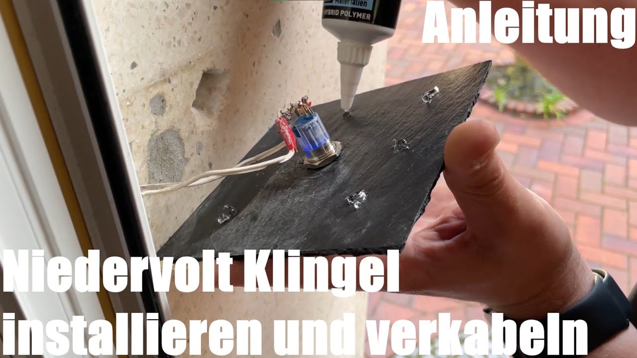 Niedervolt Klingel (Gong, Glocke, Bimmel, Schelle) installieren ...