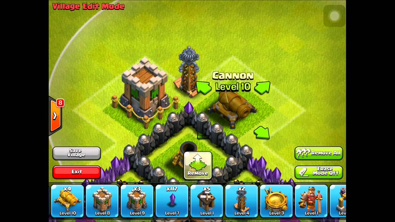 Clash of Clans - Base Build! #1 - TH8 Farming - YouTube