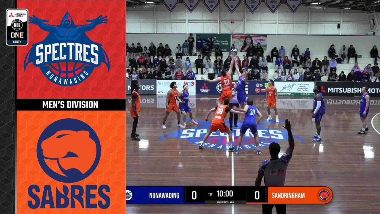 NBL1 Men | Nunawading Spectres vs. Sandringham Sabres - Game Highlights ...