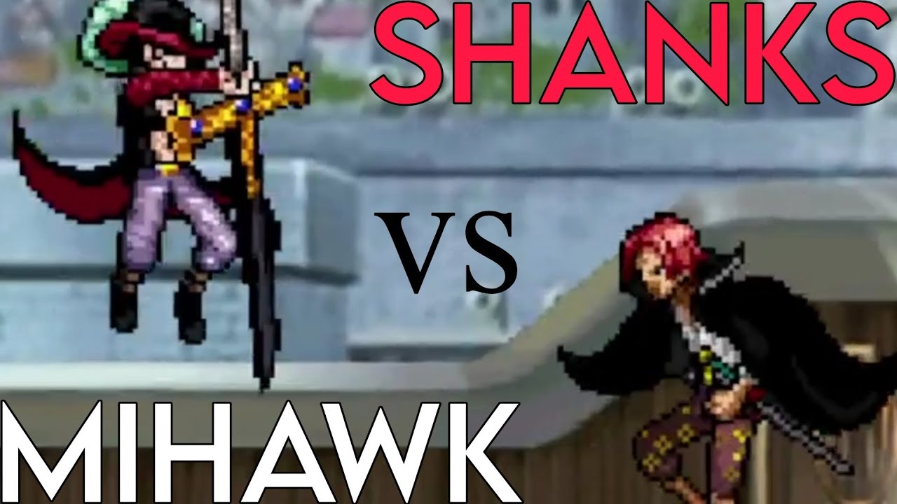 Shanks vs Mihawk #onepiece - YouTube