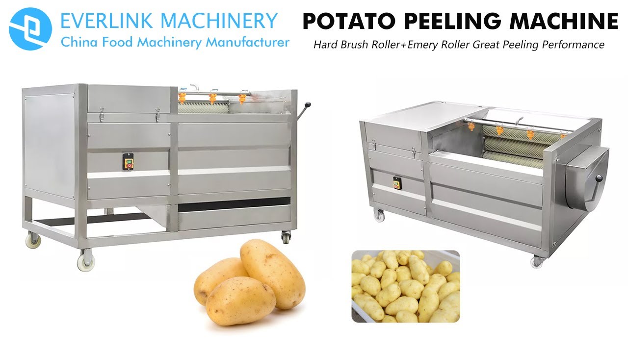 Potato Peeling Machine|Potato Washing Peeling Machine|Potato Brush ...