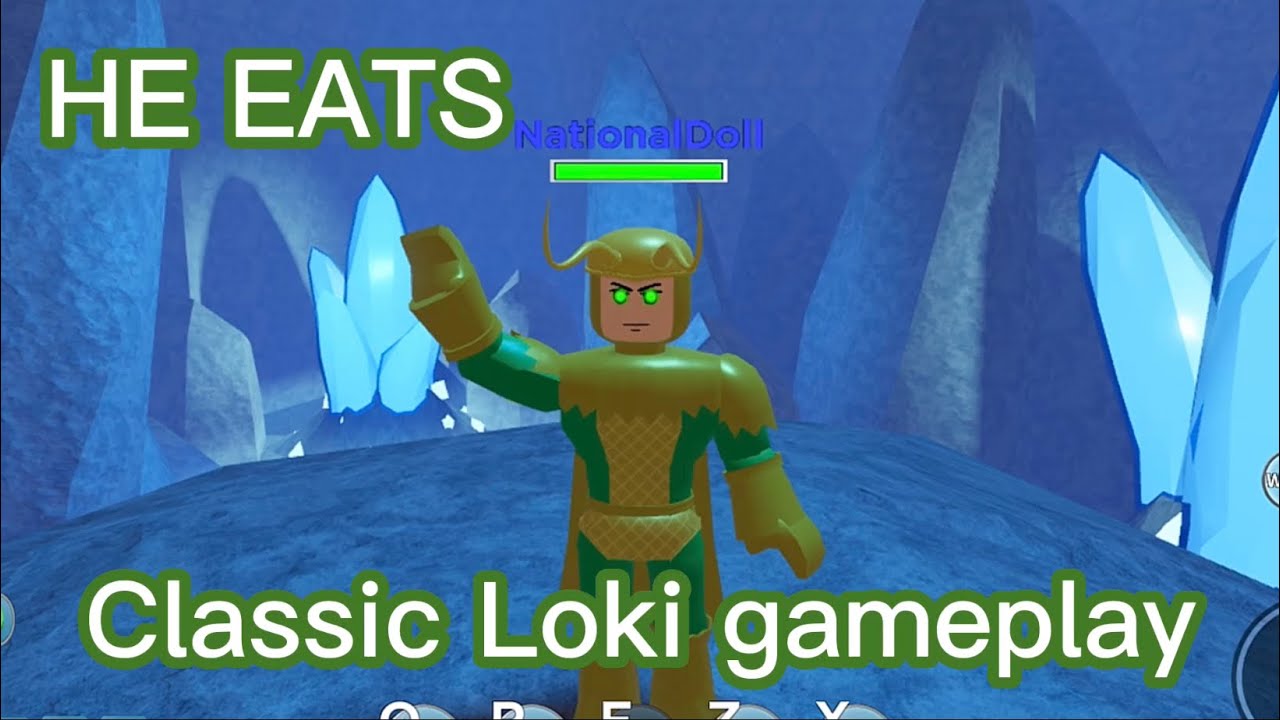 Classic Loki gameplay heroes online world roblox - YouTube
