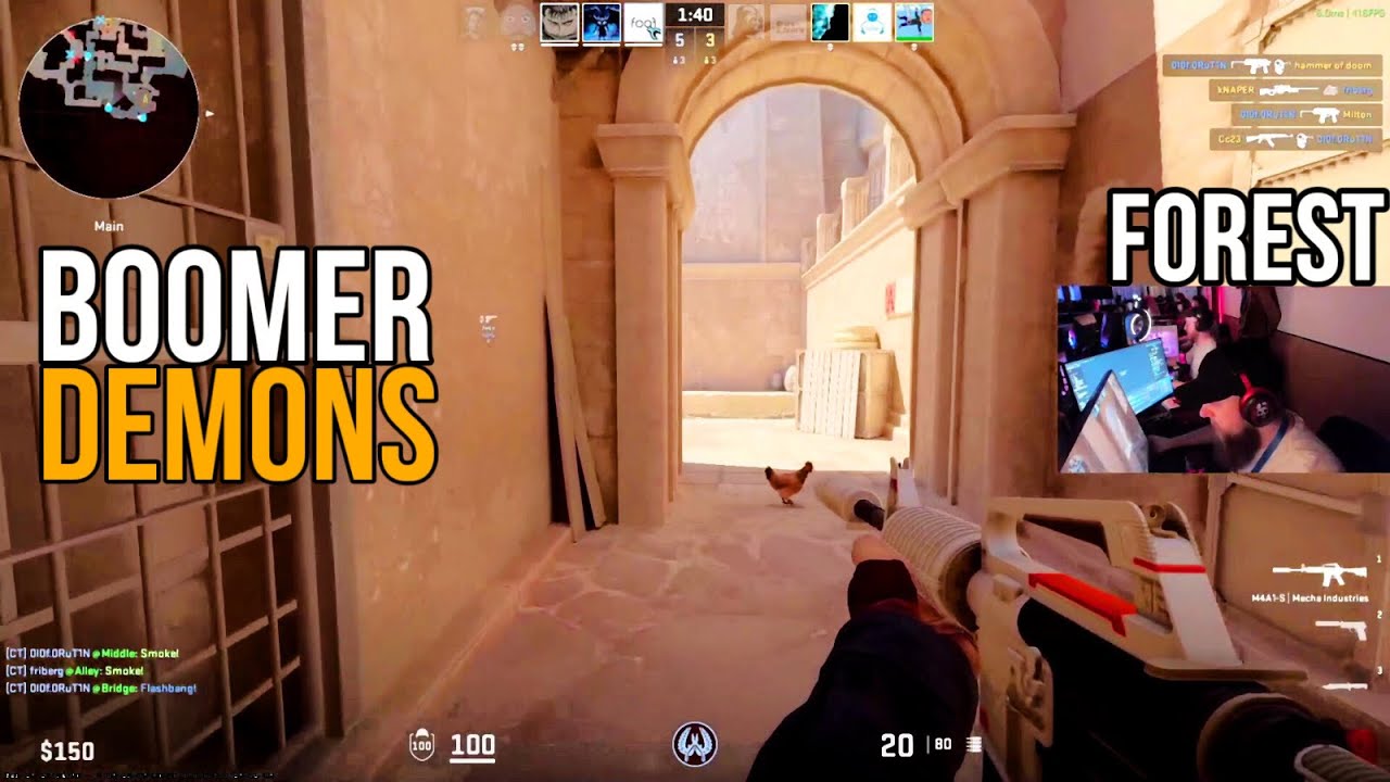 f0rest POV W/olofmeister, friberg BOOMERDEMONS CS2 ANUBIS GAMEPLAY ...