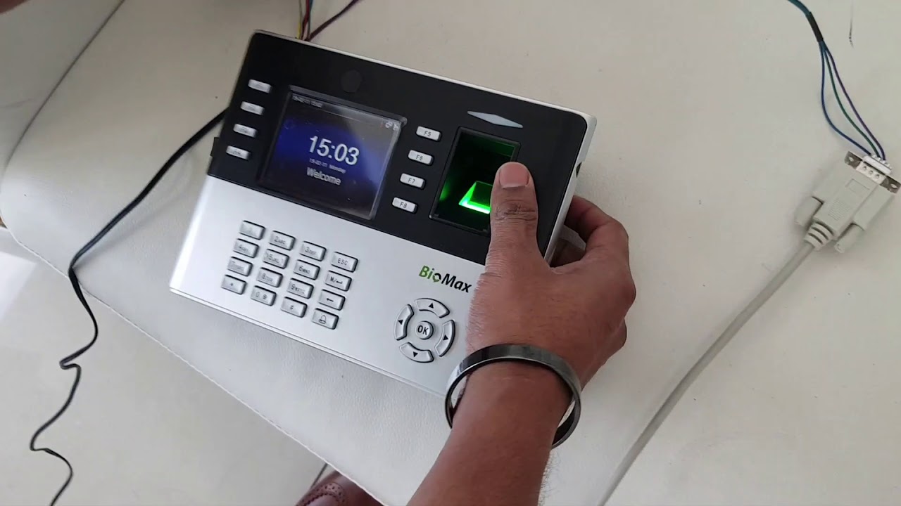 HOW TO CONNECT A BIOMETRIC DEVICE WITH THERMAL PRINTER - YouTube