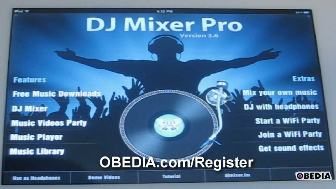 Apple iPad Tutorial: DJMixer Pro app - YouTube