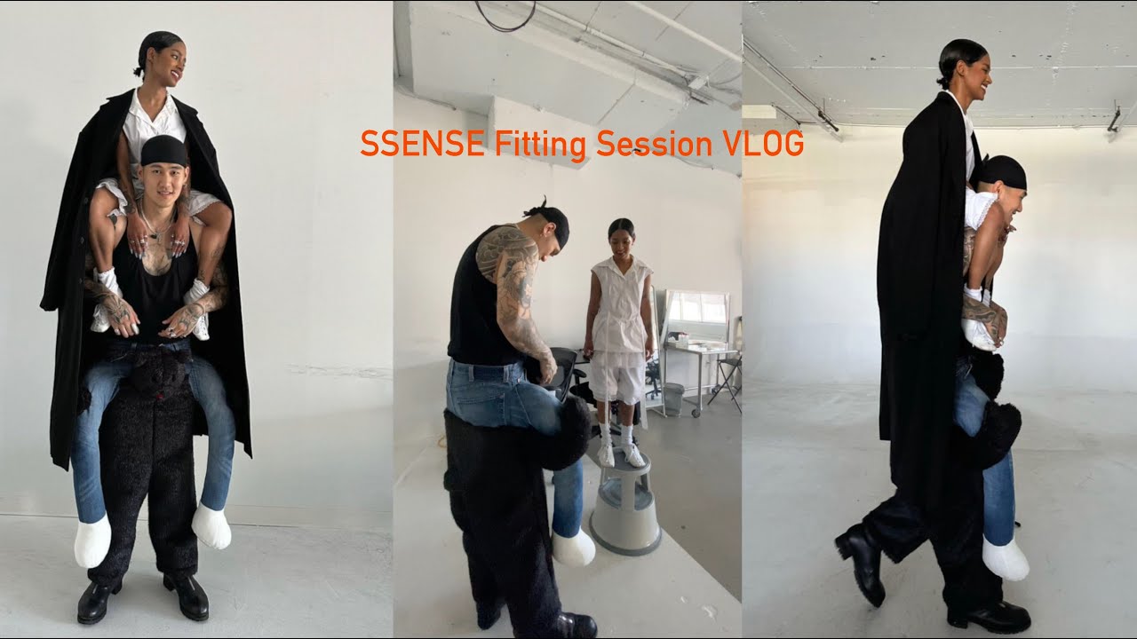 SSENSE Fitting Session VLOG - YouTube
