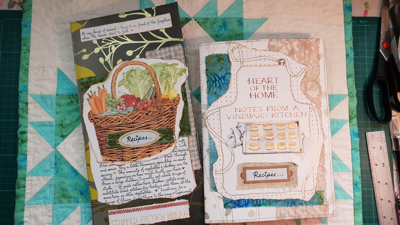 New Etsy stock - x2 Recipe Folders flip through.... - YouTube