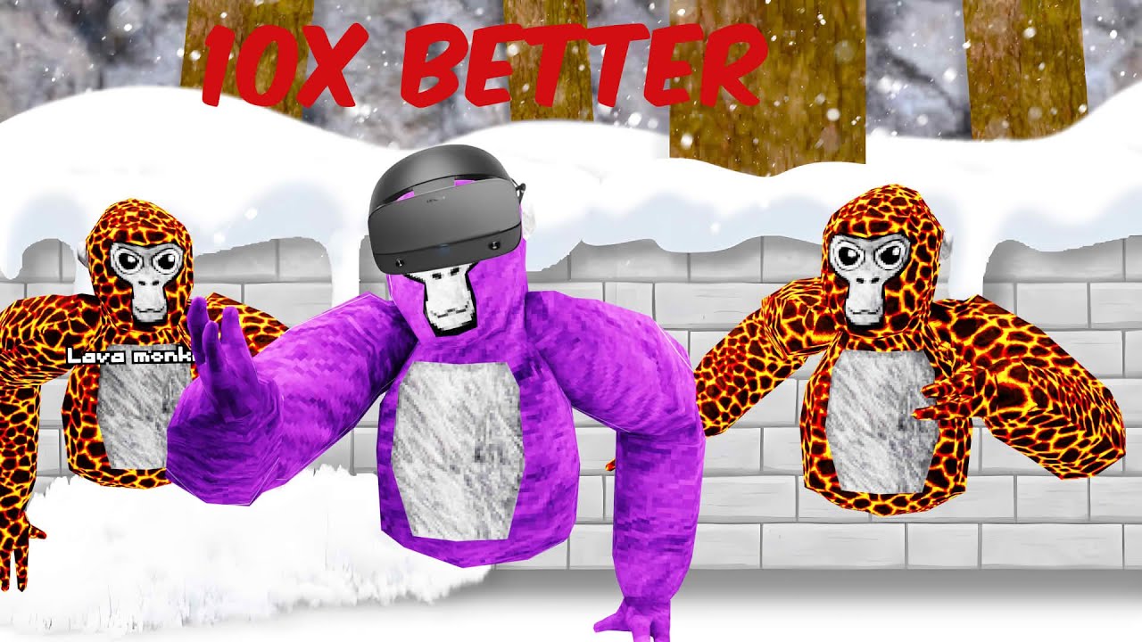 This VR headset made me 10x better (Gorilla tag VR) - YouTube