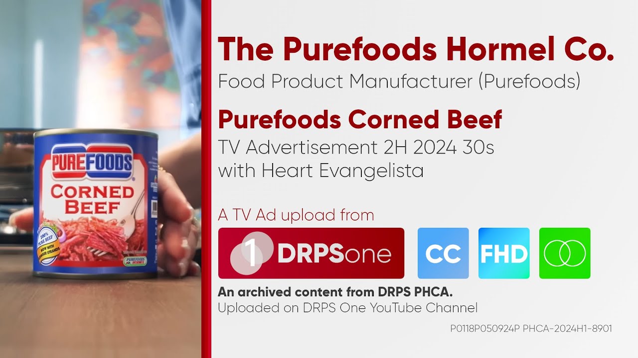 Purefoods Corned Beef TV Ad 2H 2024 30s with Heart Evangelista ...