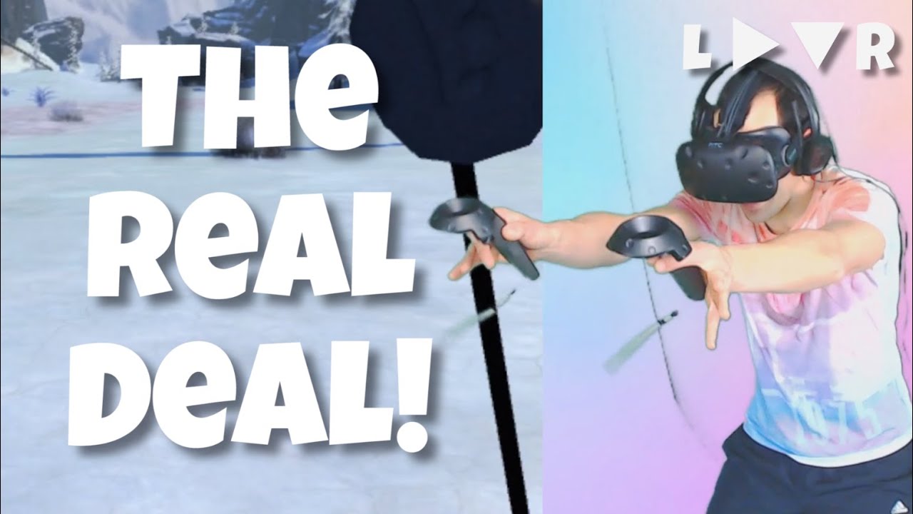 Tim Plays Fancy Skiing VR (HTC Vive) - YouTube