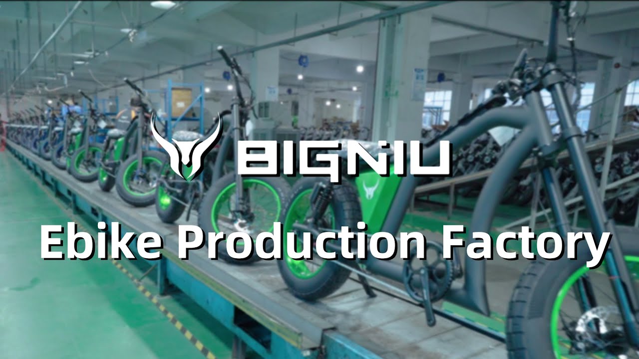 Visit the BIGNIU BG-X E-Bike manufacturing and production factory - YouTube