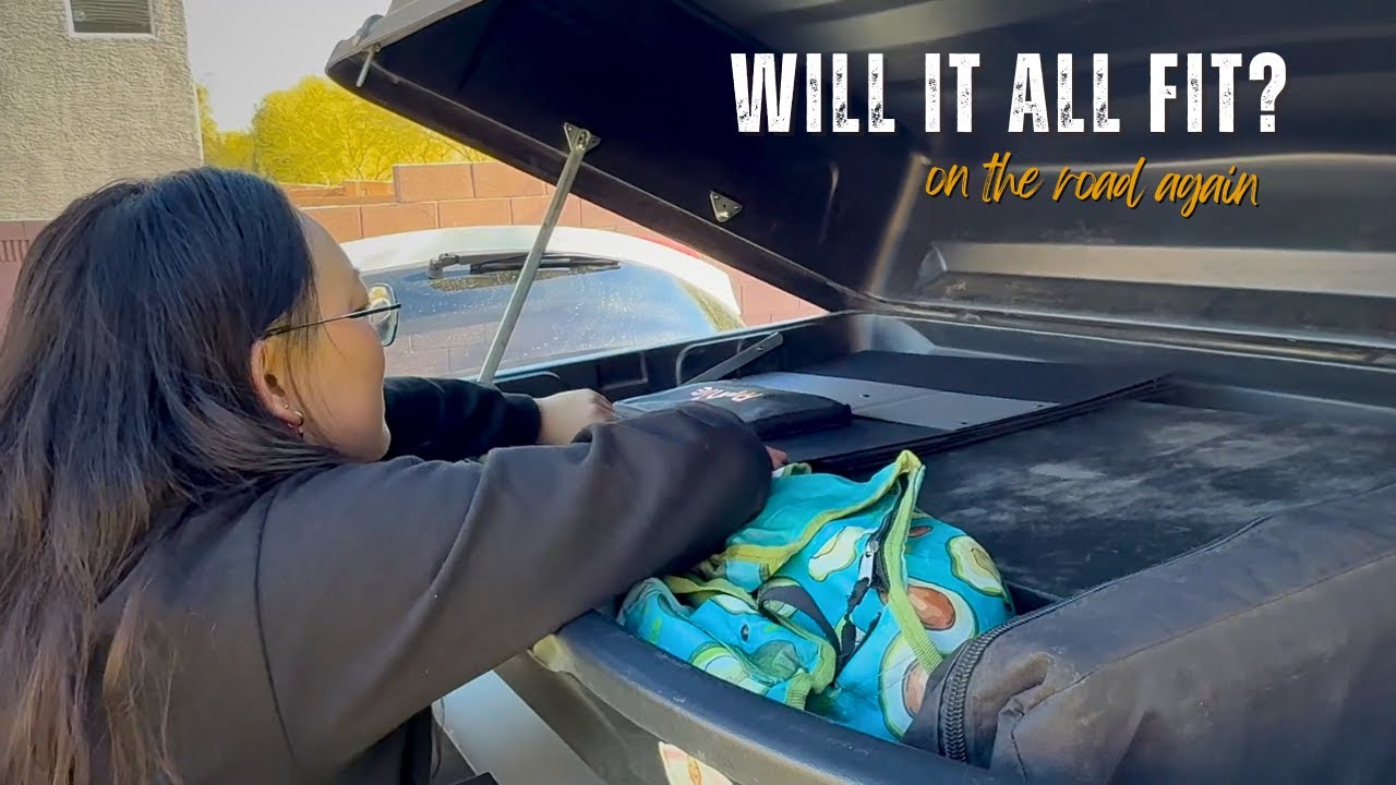 Packing for the road again! | NEW Set Up & Car Camping Essentials - YouTube
