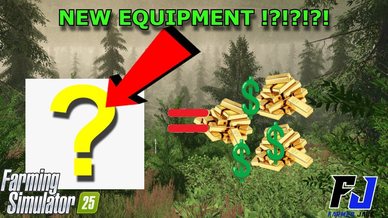 Gold mining in Farming Simulator 25! NEW EQUIPMENT! riverbend timbers ...