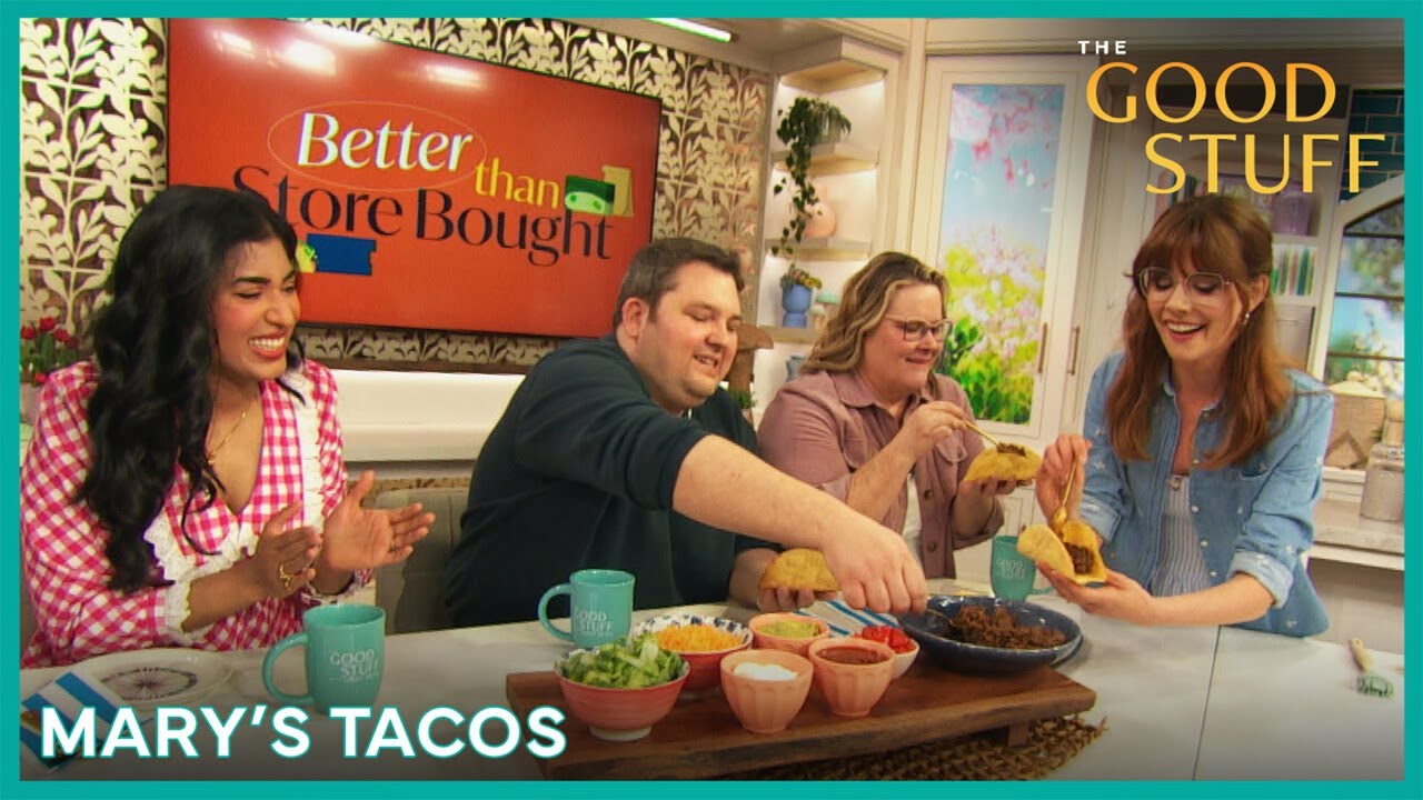 Mary's Classic Crunchy Tacos | The Good Stuff - YouTube