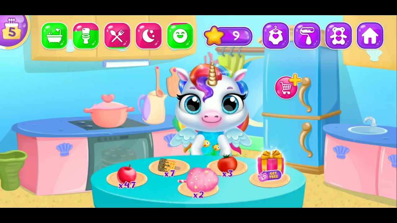 My Baby Unicorn - 2 Gameplay - YouTube