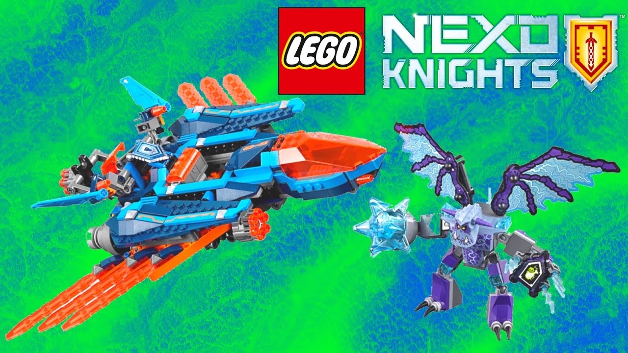 LEGO Clay's Falcon Fighter Blaster 70351 Nexo Knights Review - YouTube