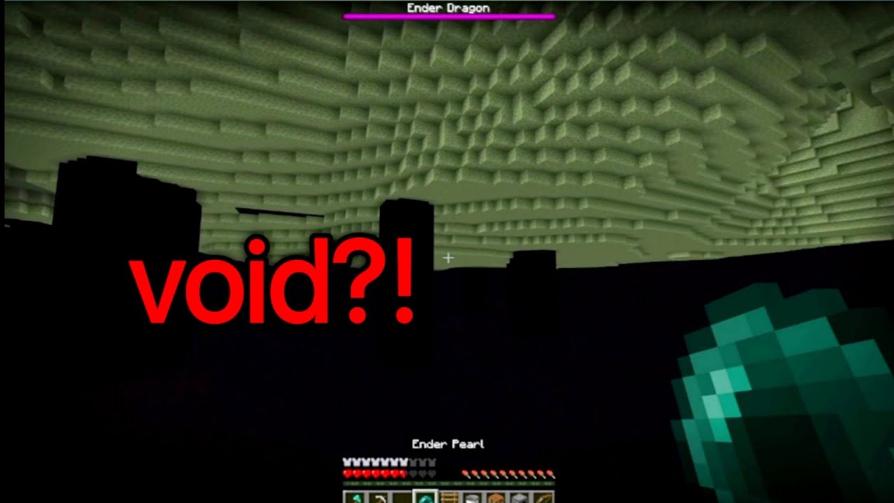 Minecraft void pearl cluch... - YouTube