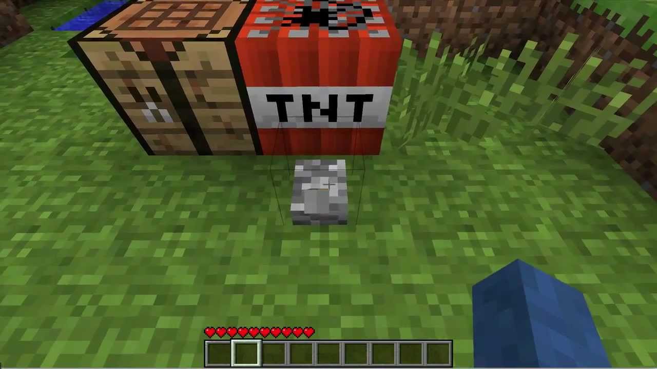 Minecraft Tutorial: How to Craft TNT and Explode it - YouTube