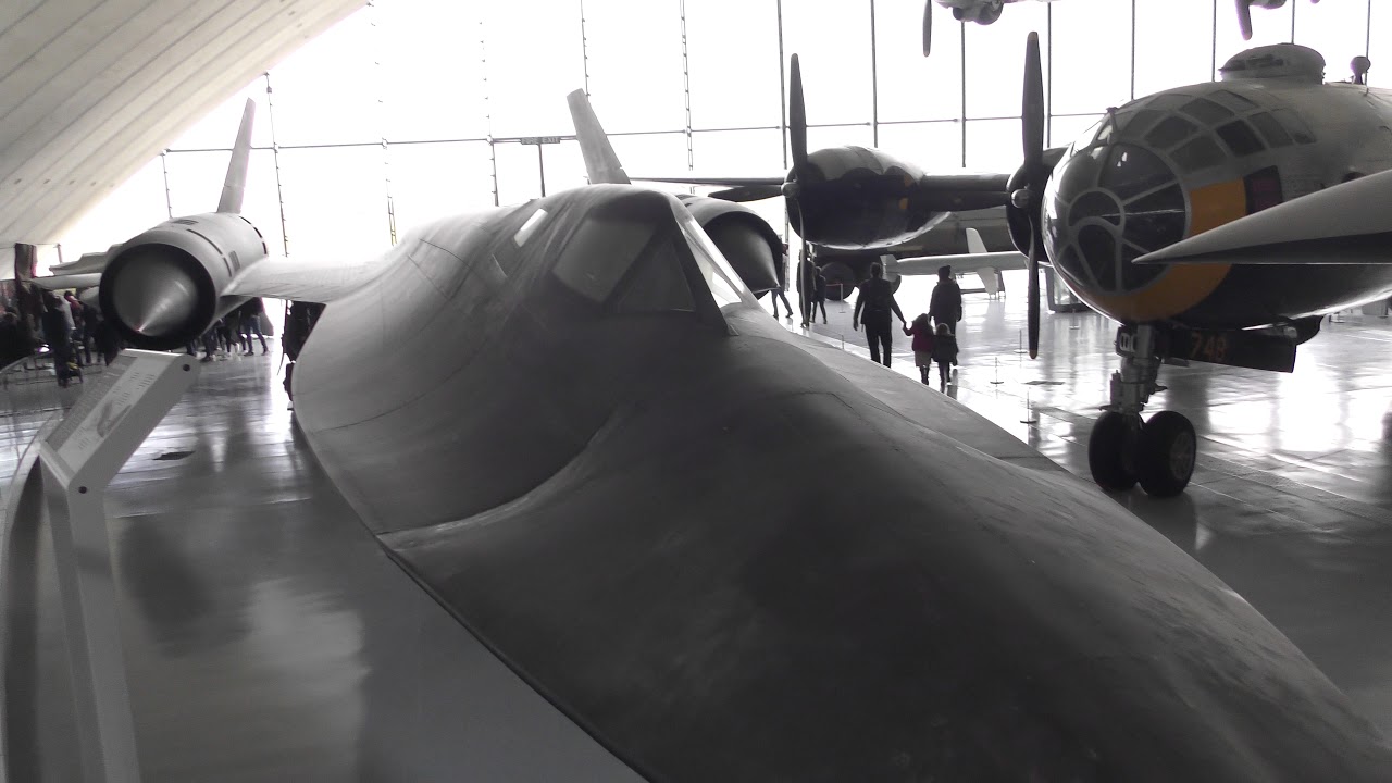 lockheed SR71 Blackbird spy plane & U2 etc Duxford Museum 12nov17 4k ...