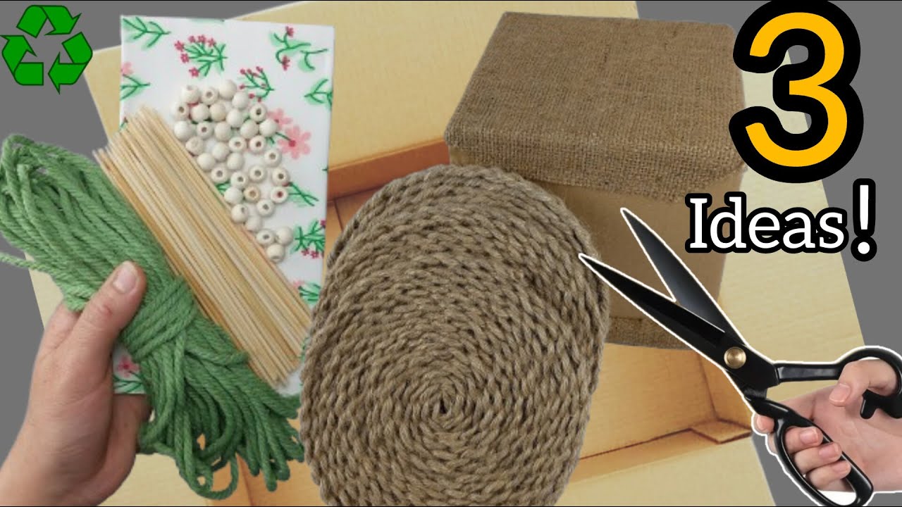 Cardboard magic/3 cardboard box to functional basket in minutes - YouTube