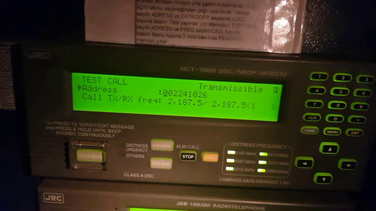 MF/HF DSC testleri nasıl yapılır? - YouTube