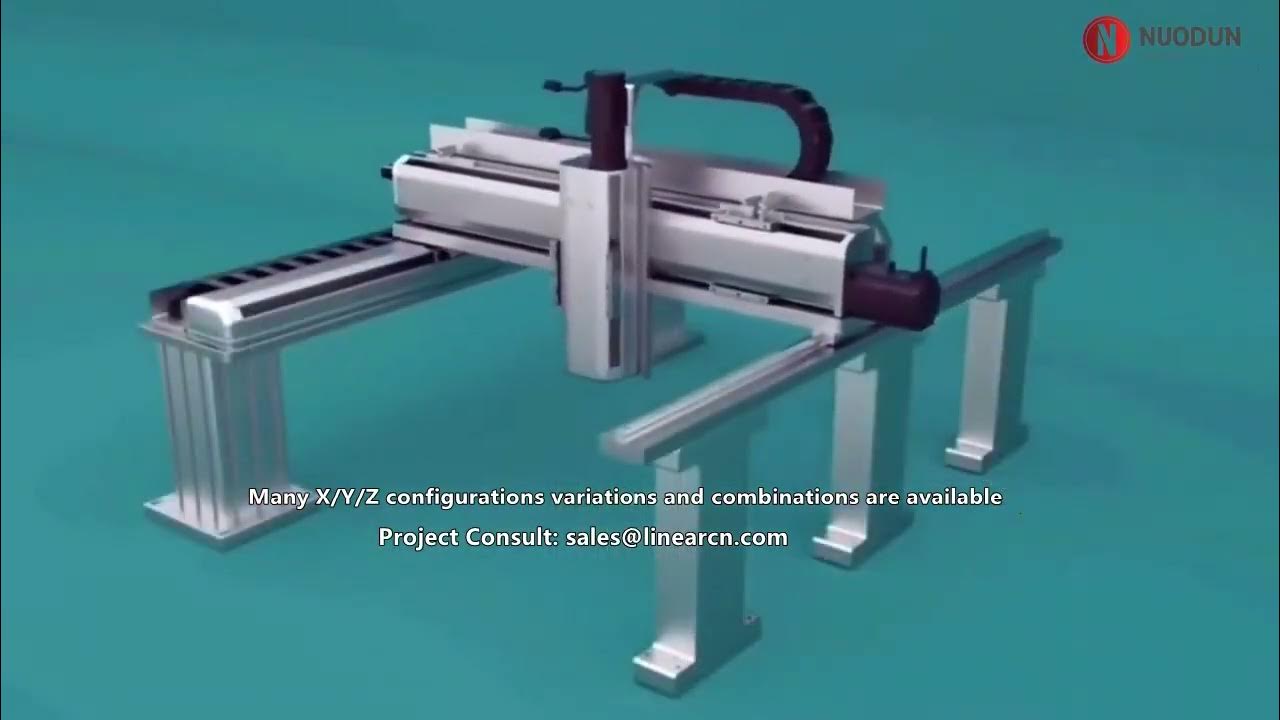 3 Axis Gantry Robot，Linear Gantry Robot System - YouTube