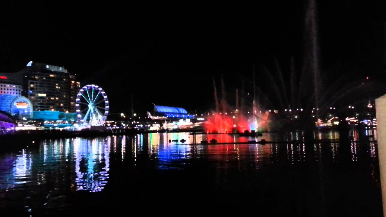 Vivid Sydney 2015 Darling Harbour Laser Show Light Festival HD 38 - YouTube