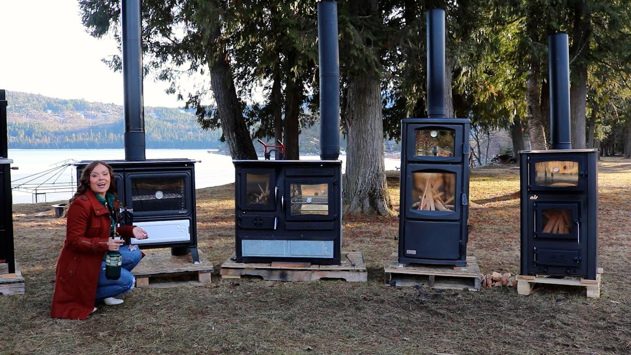 La Nordica Milly Wood Cook Stove - Lighting The Firebox - YouTube